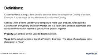 Webinar #25 - OpenBOM and Solidworks Best Practices, Part Two | PPT