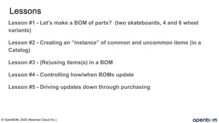 Webinar #29 - OpenBOM Basics: A Single Source Of Truth | PPT