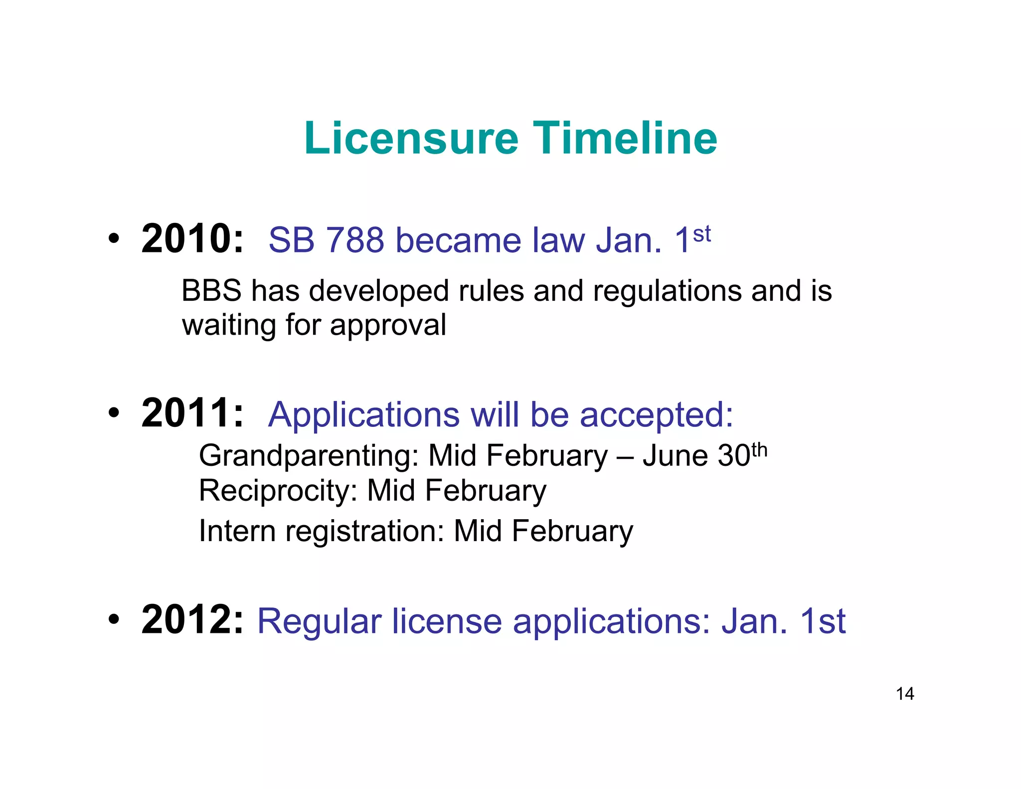 CALPCC Webinar - Paths to Licensure | PDF