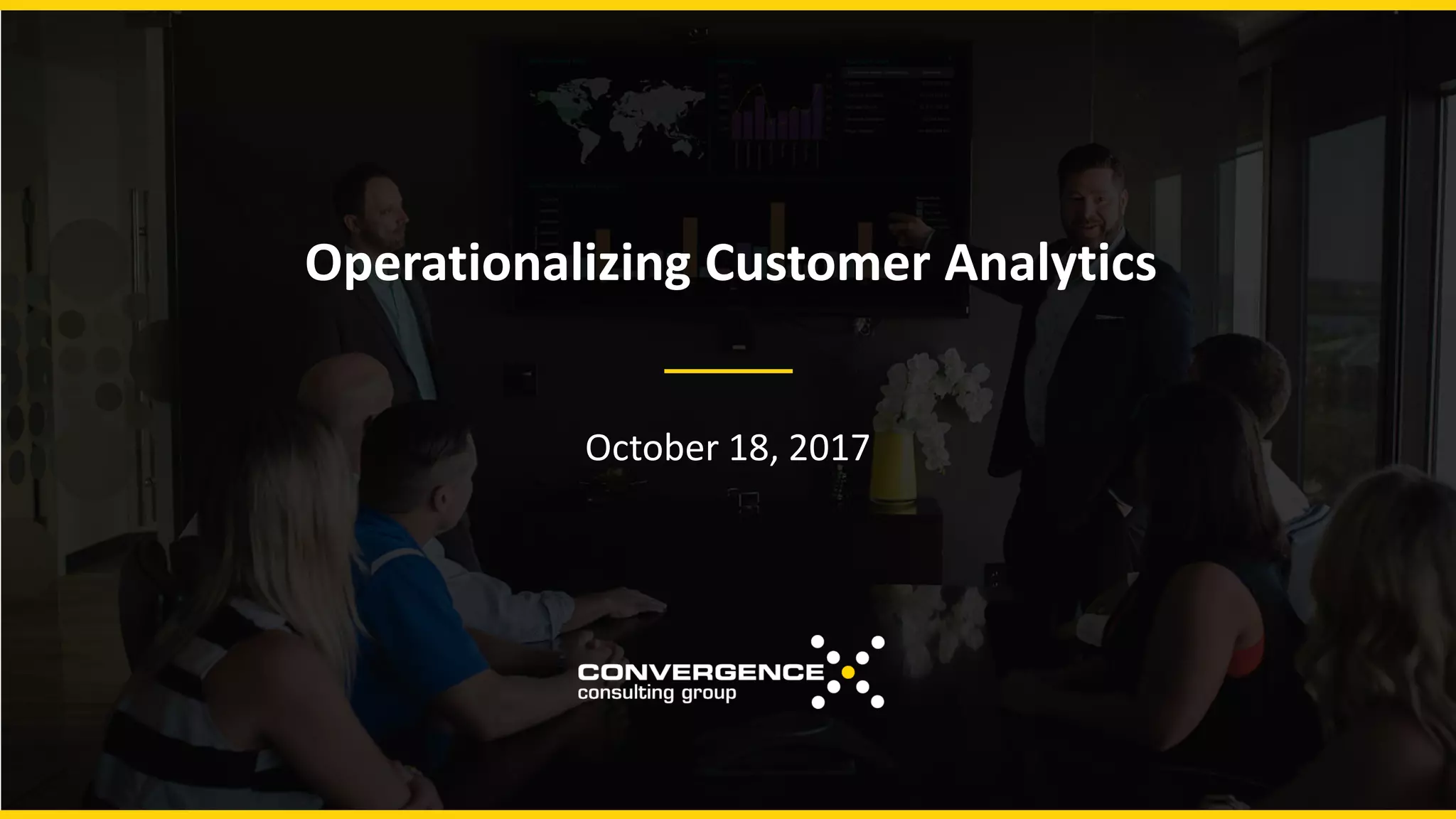 Operationalizing Customer Analytics with Azure and Power BI | PPT
