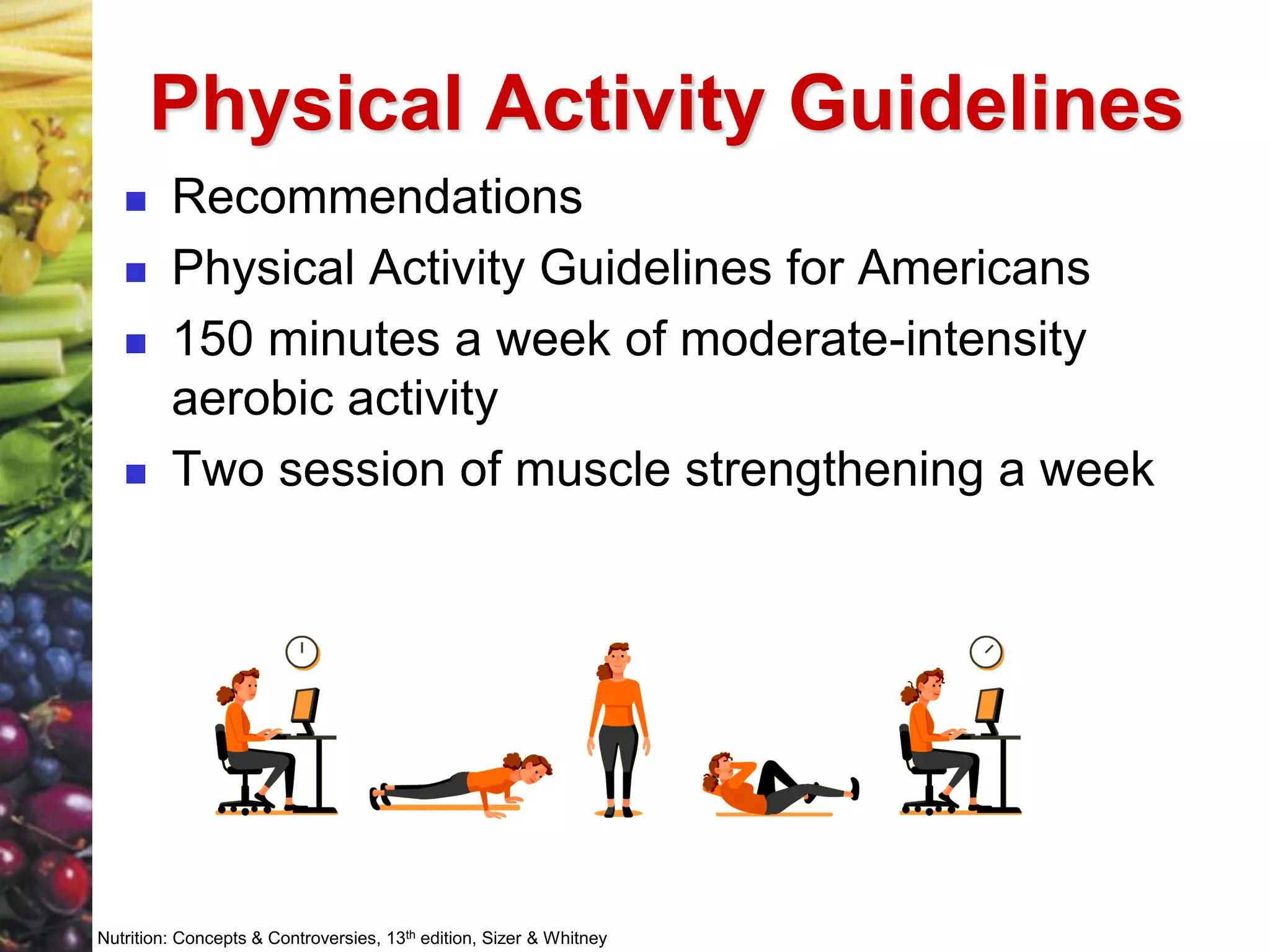 Physical activity and nutrition | PDF