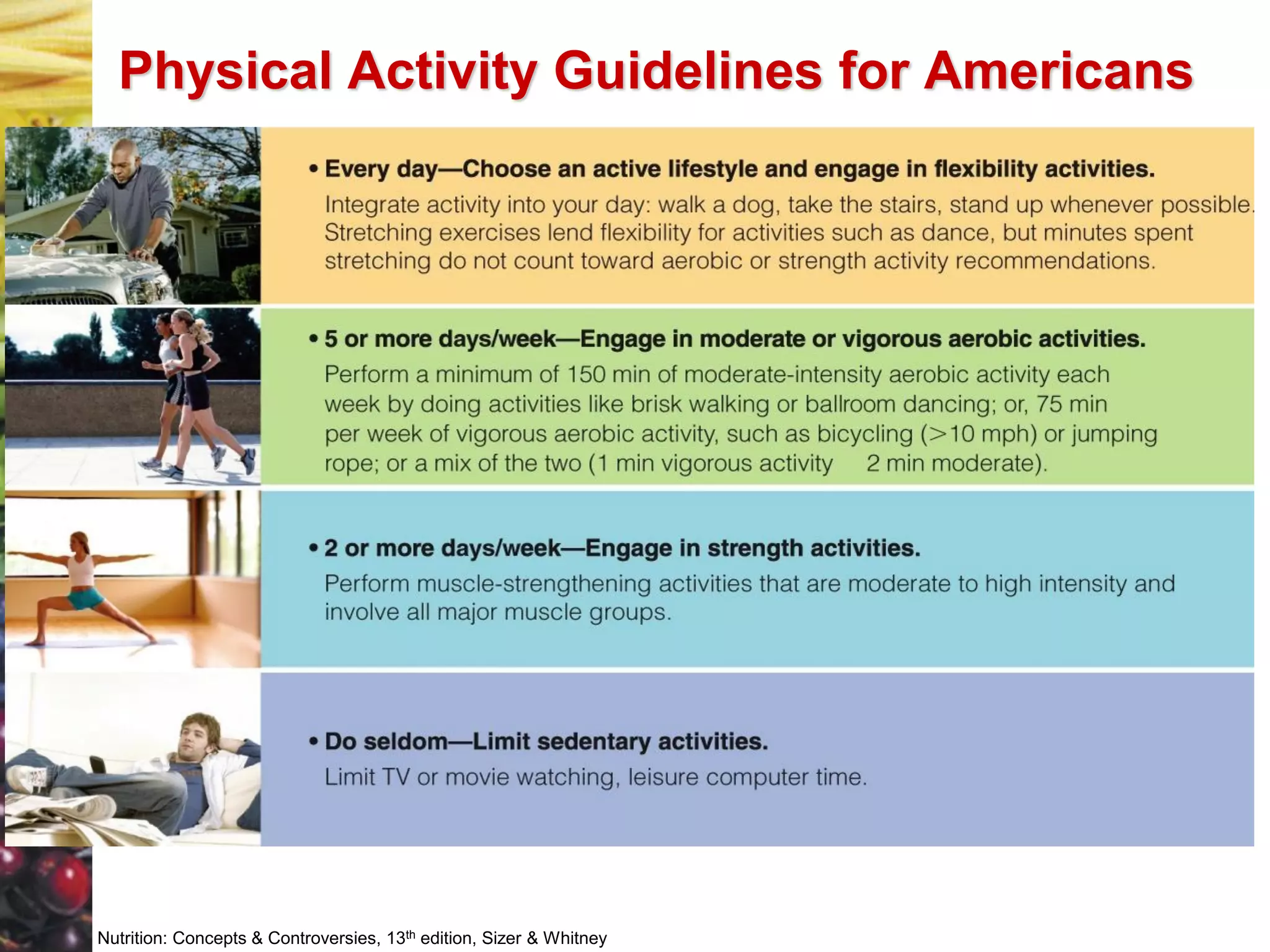 Physical activity and nutrition | PDF