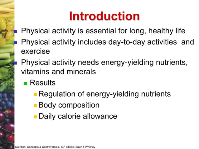 Physical activity and nutrition | PDF