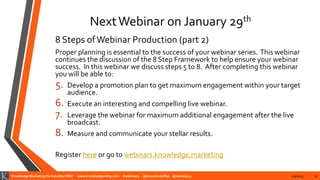 8 Step Framework for Creating, Producing and Executing Lead Generating ...