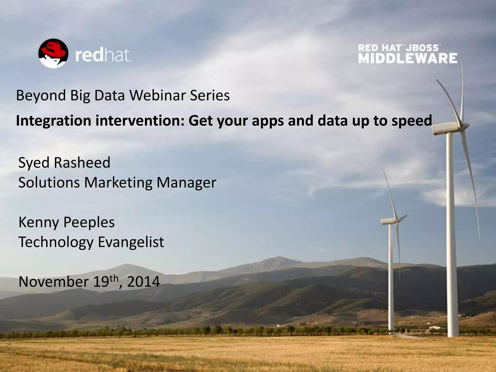Integration intervention: Get your apps and data up to speed | PPT