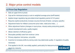 Electricity Markets Regulation - Lesson 3 - Price Regulation | PPT