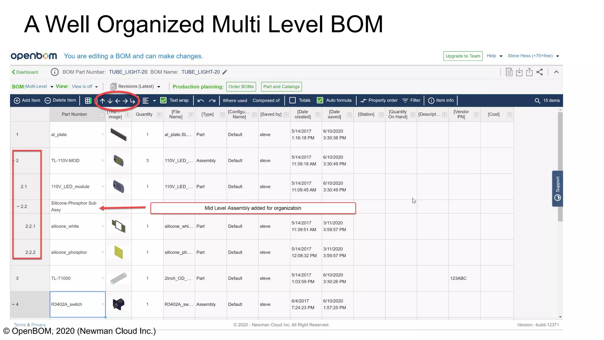 Webinar #30 - Managing Multi-level BOMs in OpenBOM | PPT