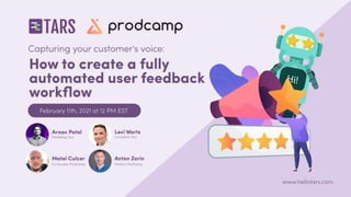 How to create a fully automated user feedback workflow | PDF