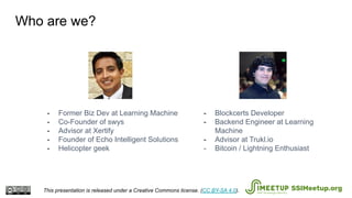 Blockcerts: The Open Standard for Blockchain Credentials | PPT