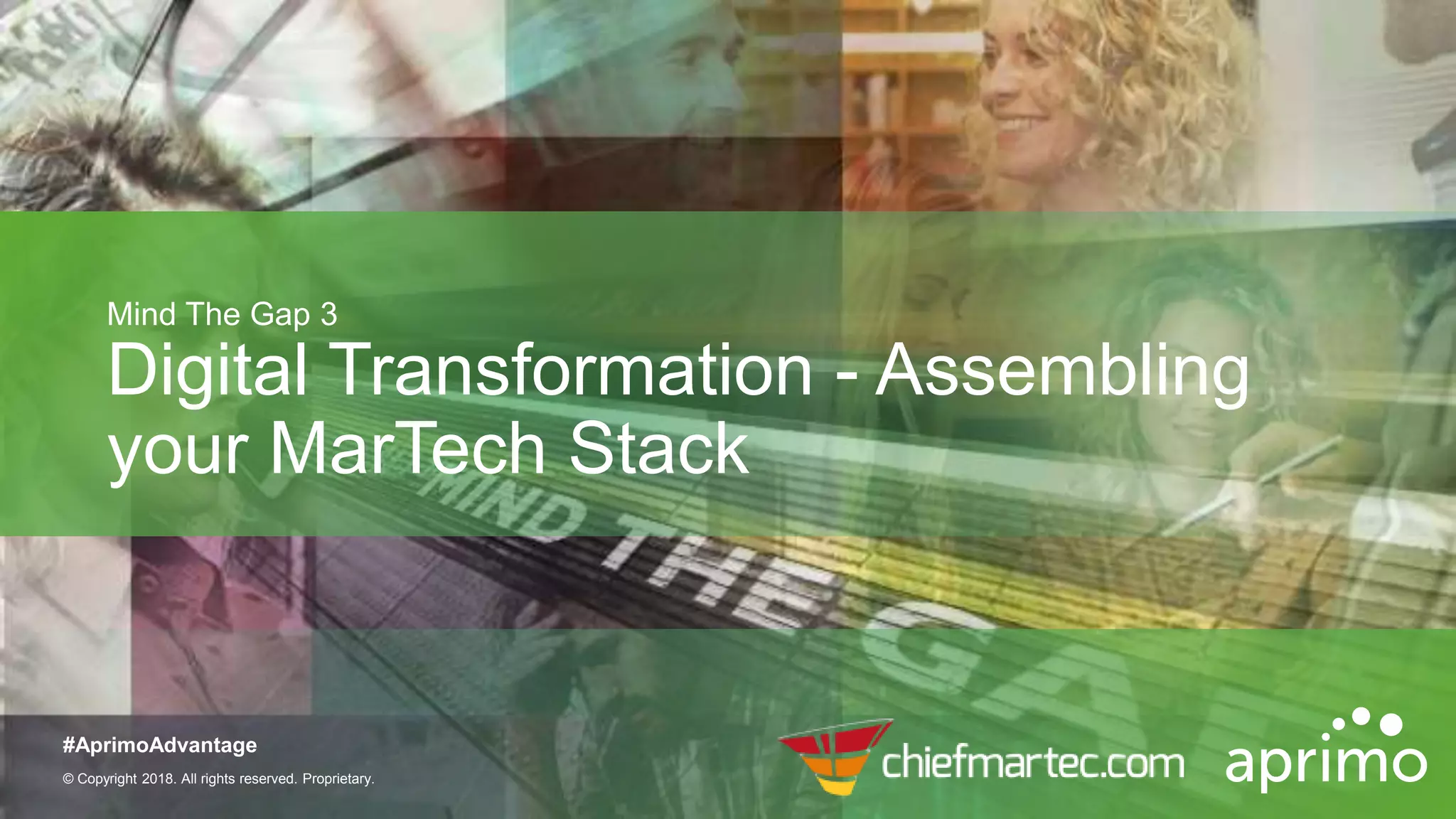 Mind the Gap 3: Digital Transformation – Assembling your MarTech Stack ...