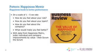 3 Scrum Patterns to Boost Team Productivity | PDF