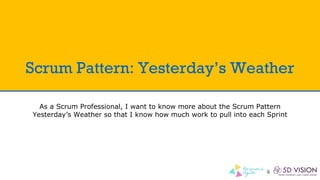 3 Scrum Patterns to Boost Team Productivity | PDF