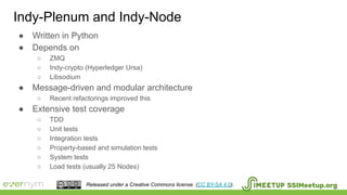 The Hyperledger Indy Public Blockchain Node | PPT