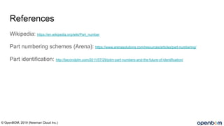 BOM Management Webinar: Part Numbers - Intelligent or Just Numbers? | PDF