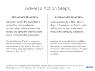 Webinar 5 steps to running compliant background checks | PPT
