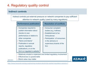 Training Module on Electricity Market Regulation - SESSION 7 - Quality ...