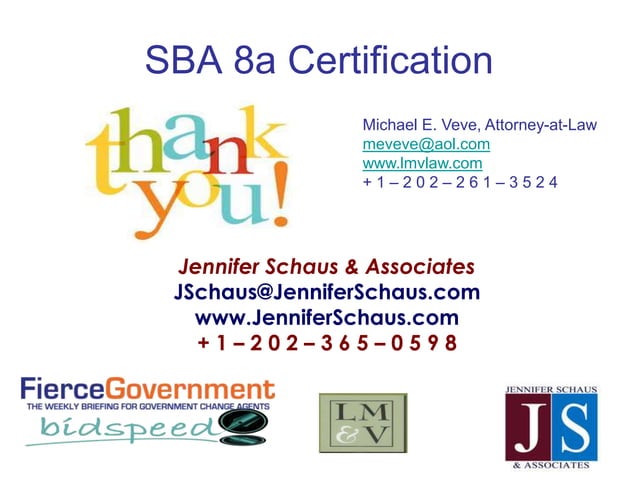 FED GOV CON - SBA 8a Small Business Certification | PPT | Business ...