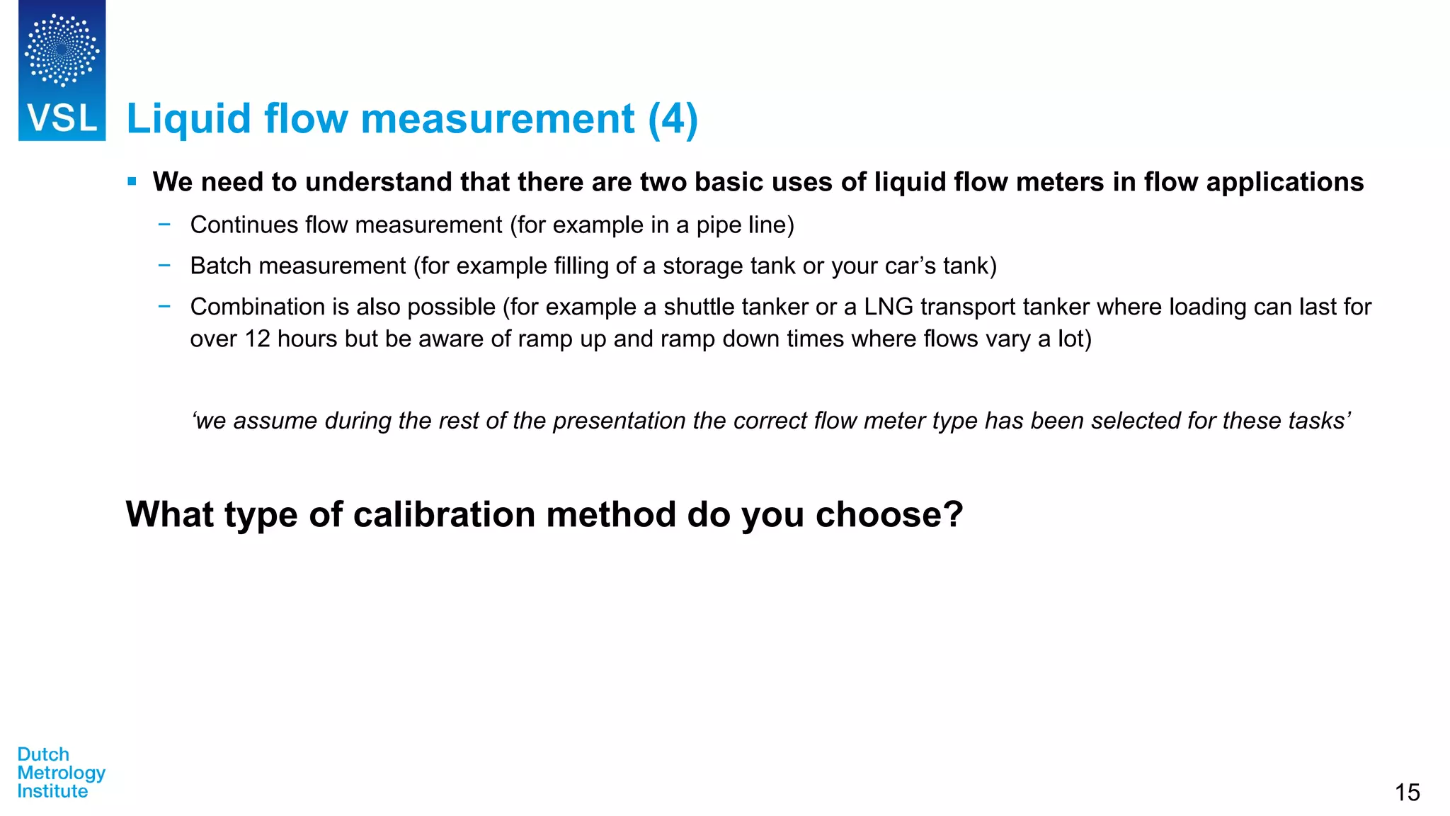 Webinar Liquid flow meter calibration | PDF