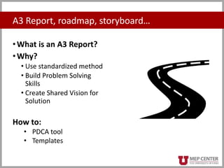 How to do an A3 Report | PPTX