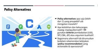 Analisis Kebijakan dan Penyusunan Naskah Kebijakan | PDF