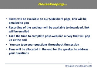 Webinar: Aligning the Employee to the Strategy of the Organisation | PPT