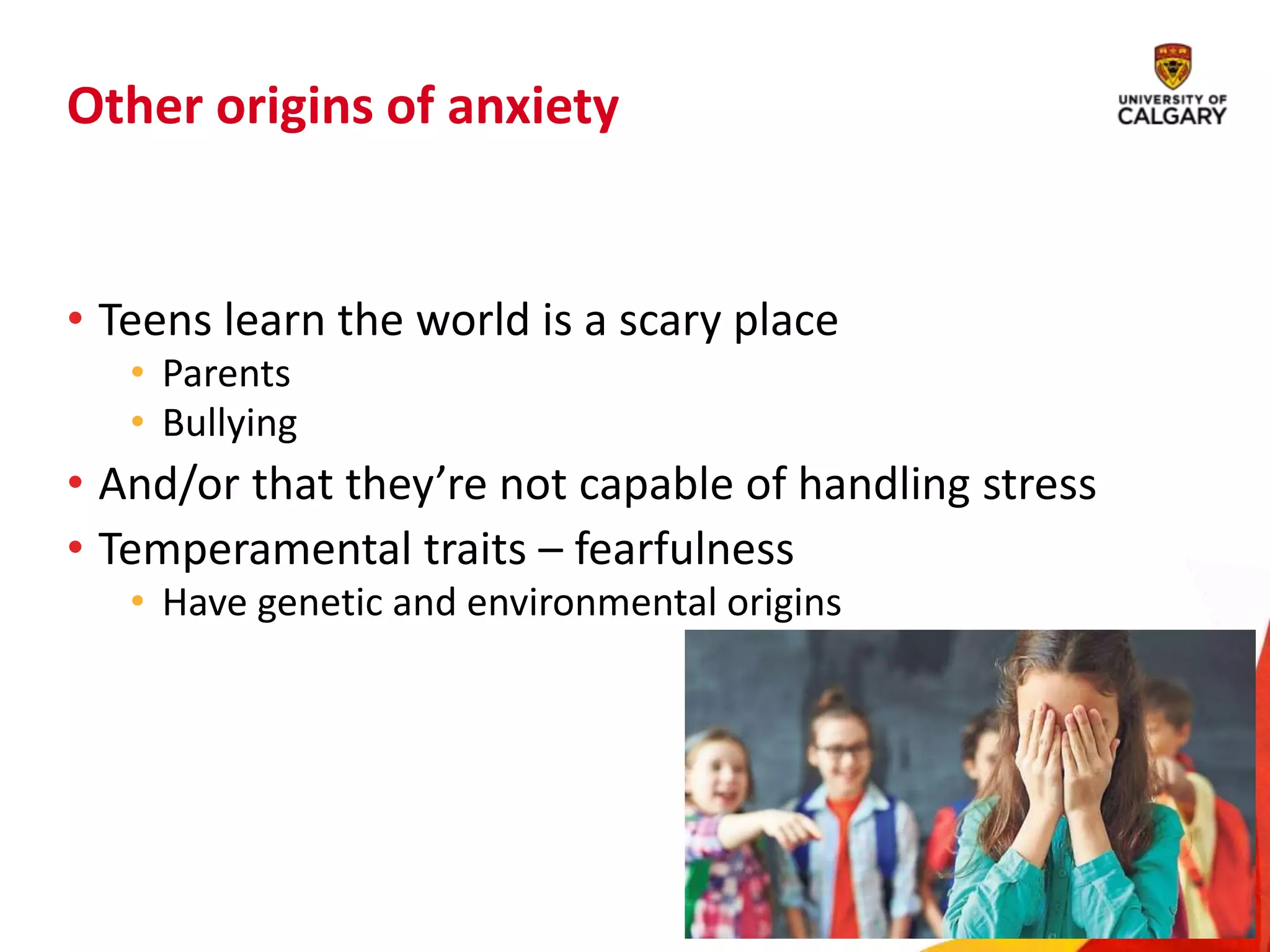 Overcoming anxiety in schools | PPTX