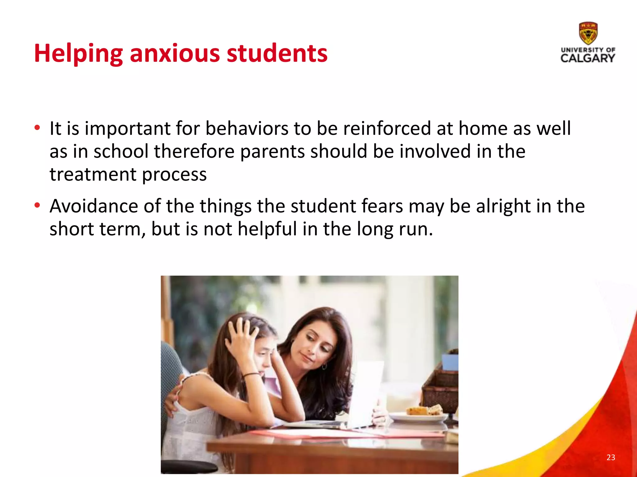 Overcoming anxiety in schools | PPTX