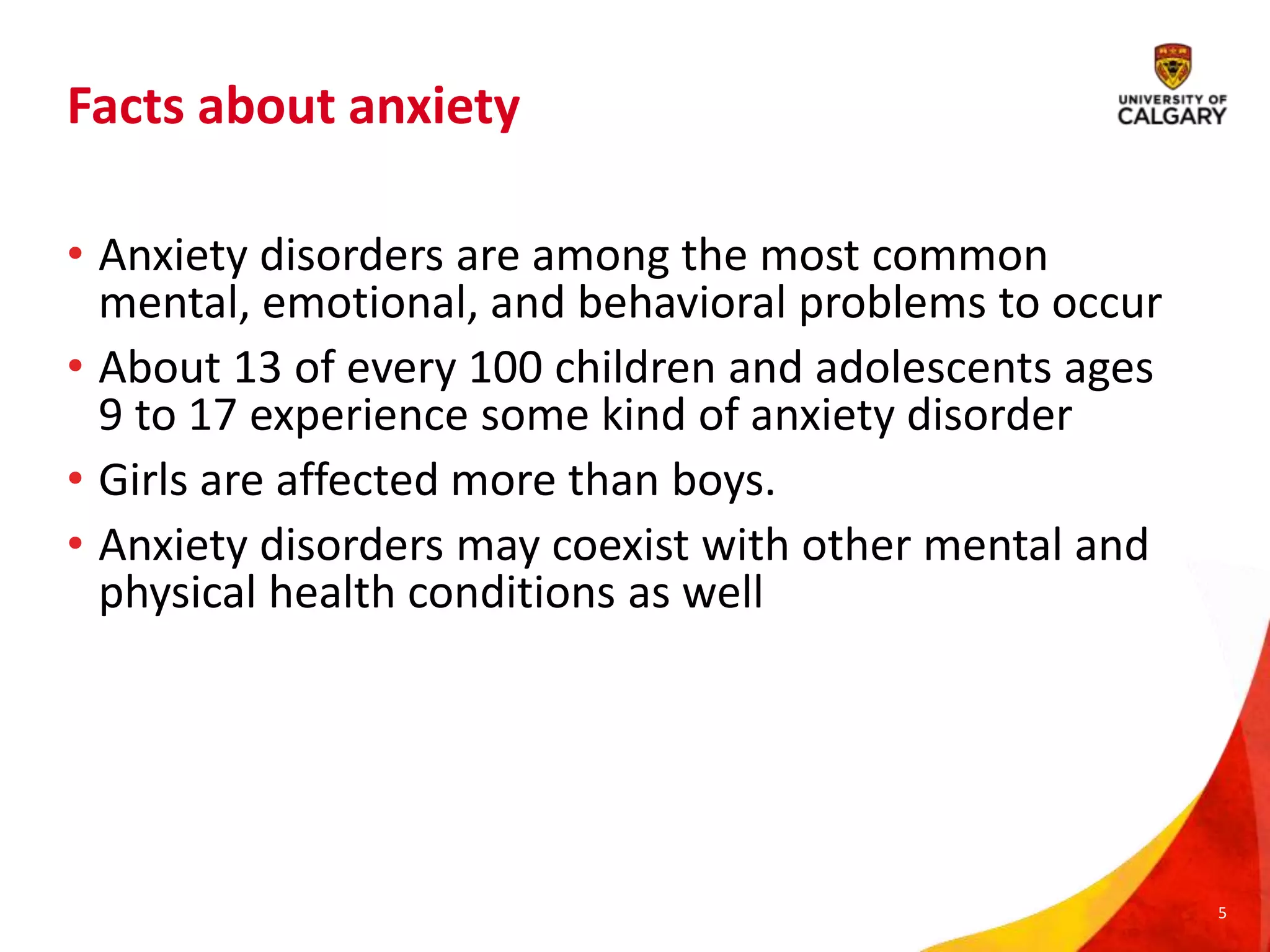 Overcoming anxiety in schools | PPTX