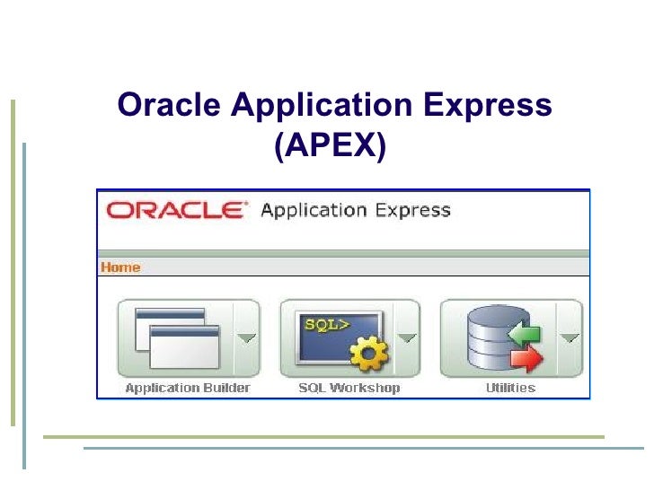 Web Development In Oracle APEX