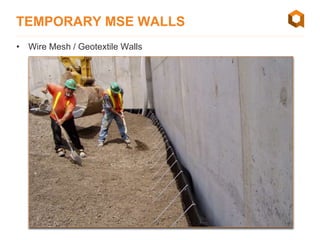 MSE Walls & Geosynthetics - Design Basics Webinar April 2016 | PPT