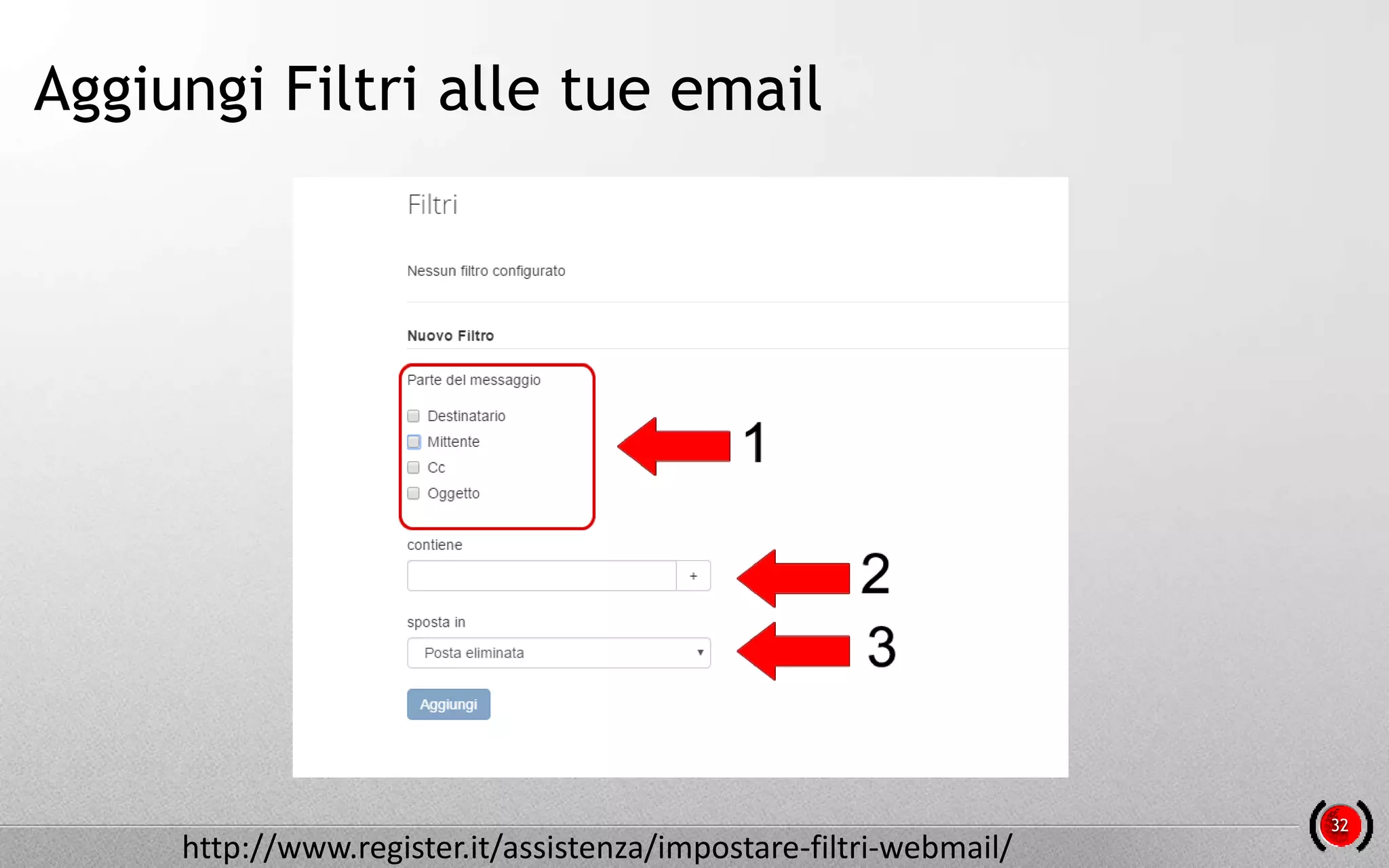 Attiva le mail su Register.it e configurale su Mobile | PPTX
