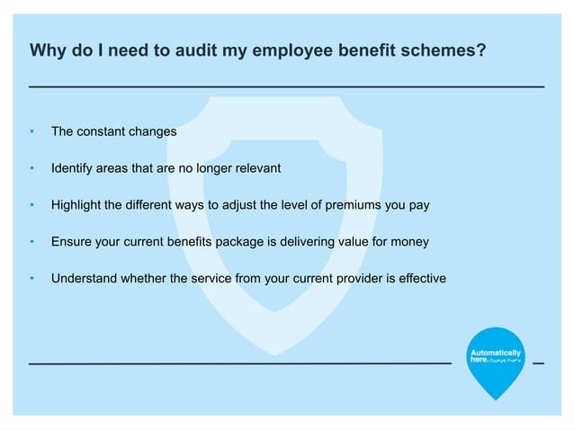 How to...audit your employee benefit schemes | PPTX