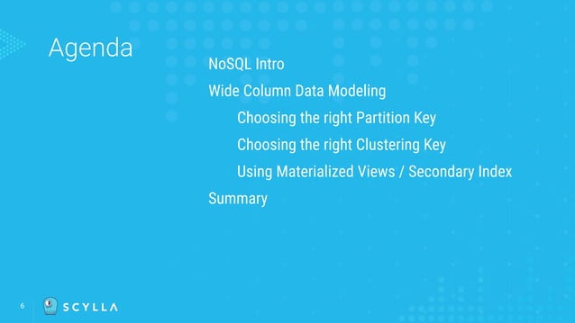 Wide Column Store NoSQL vs SQL Data Modeling | PPT