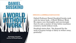 A World Without Work? | PPTX