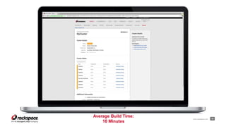 Deploy Apache Spark™ on Rackspace OnMetal™ for Cloud Big Data Platform | PPT