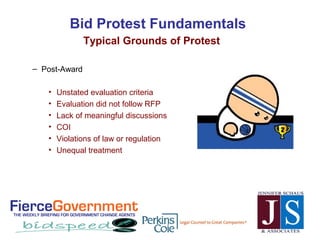FED GOV CON - Bid Protest Fundamentals | PPT