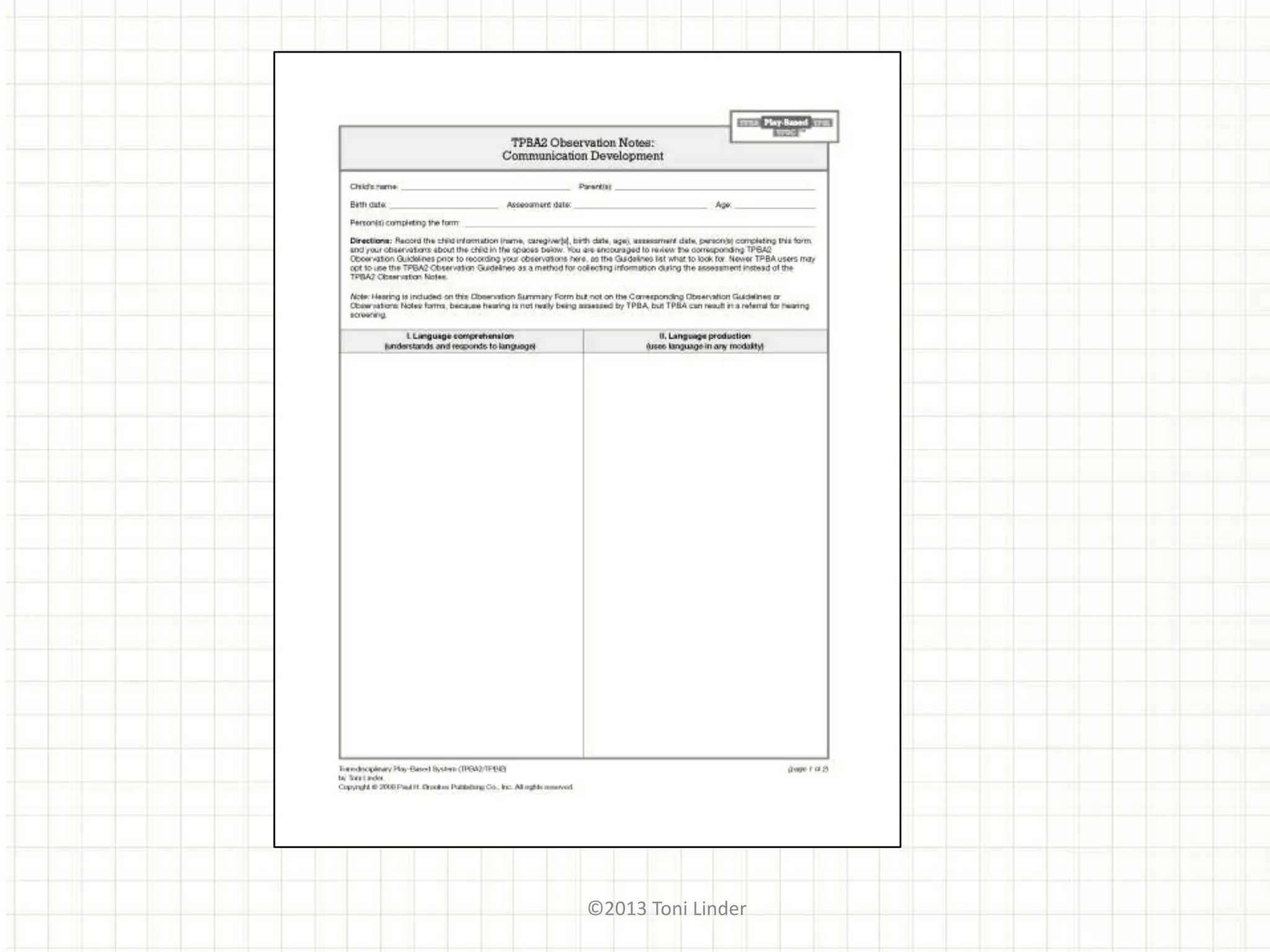 Transdisciplinary Play-Based Assessment and Intervention for Young ...