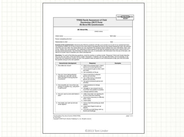 Transdisciplinary Play-Based Assessment and Intervention for Young ...