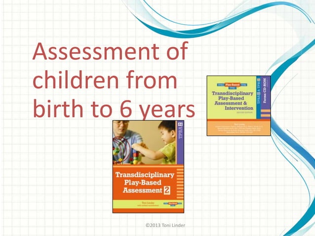 Transdisciplinary Play-Based Assessment and Intervention for Young ...