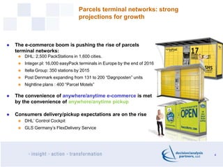 Webinar business models for parcels terminals | PPT