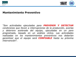 Calculo de la frecuencia optima de mantenimiento preventivo e ...