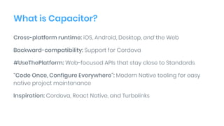 Capacitor 1.0 launch | PPT