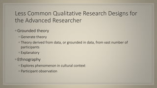 Qualitative Chapter 3 | PPTX