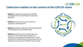 Collection models for flexible packaging in a circular economy: CEFLEX ...