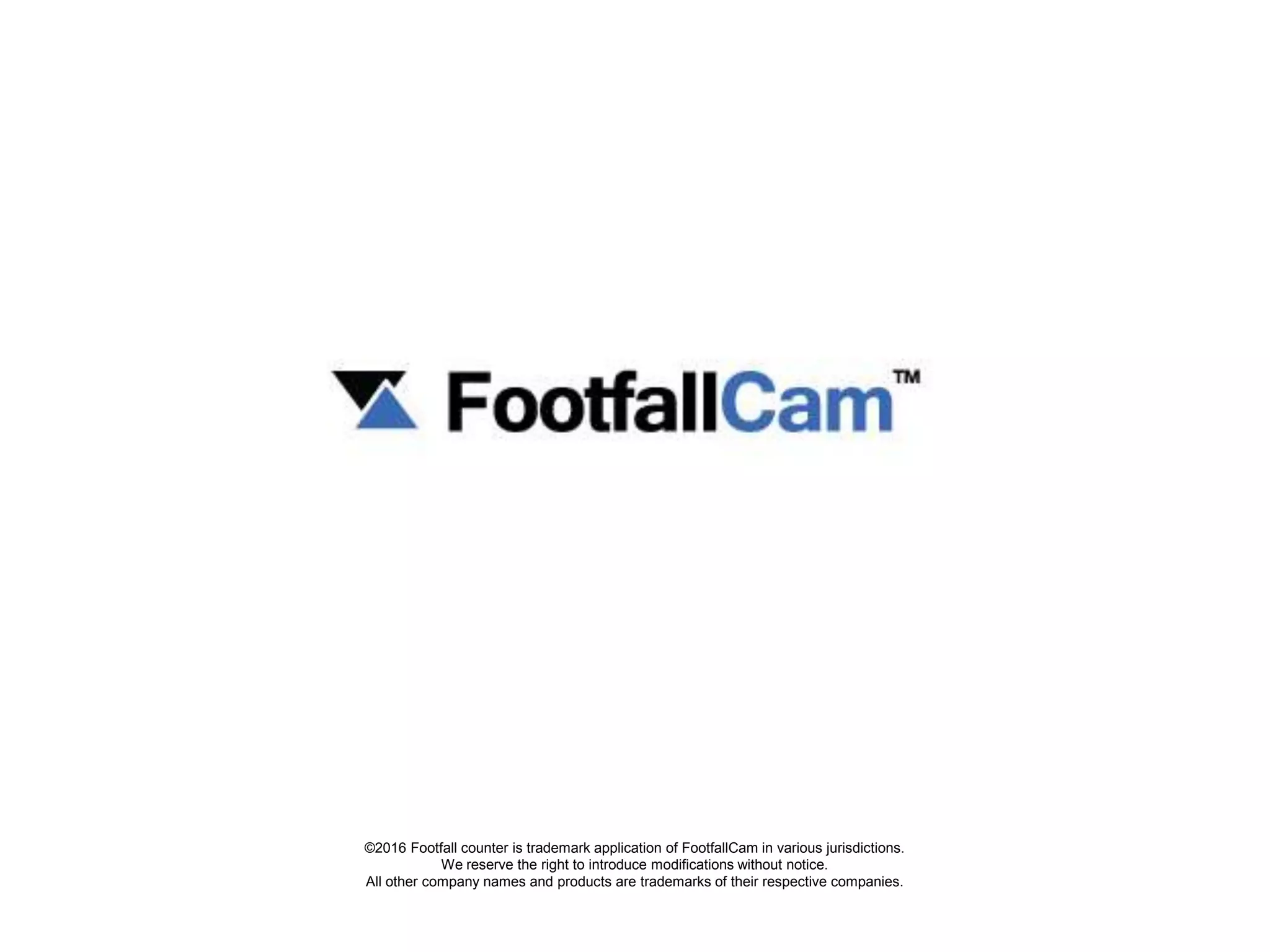 Competitive Analysis of Footfallcam | PPT