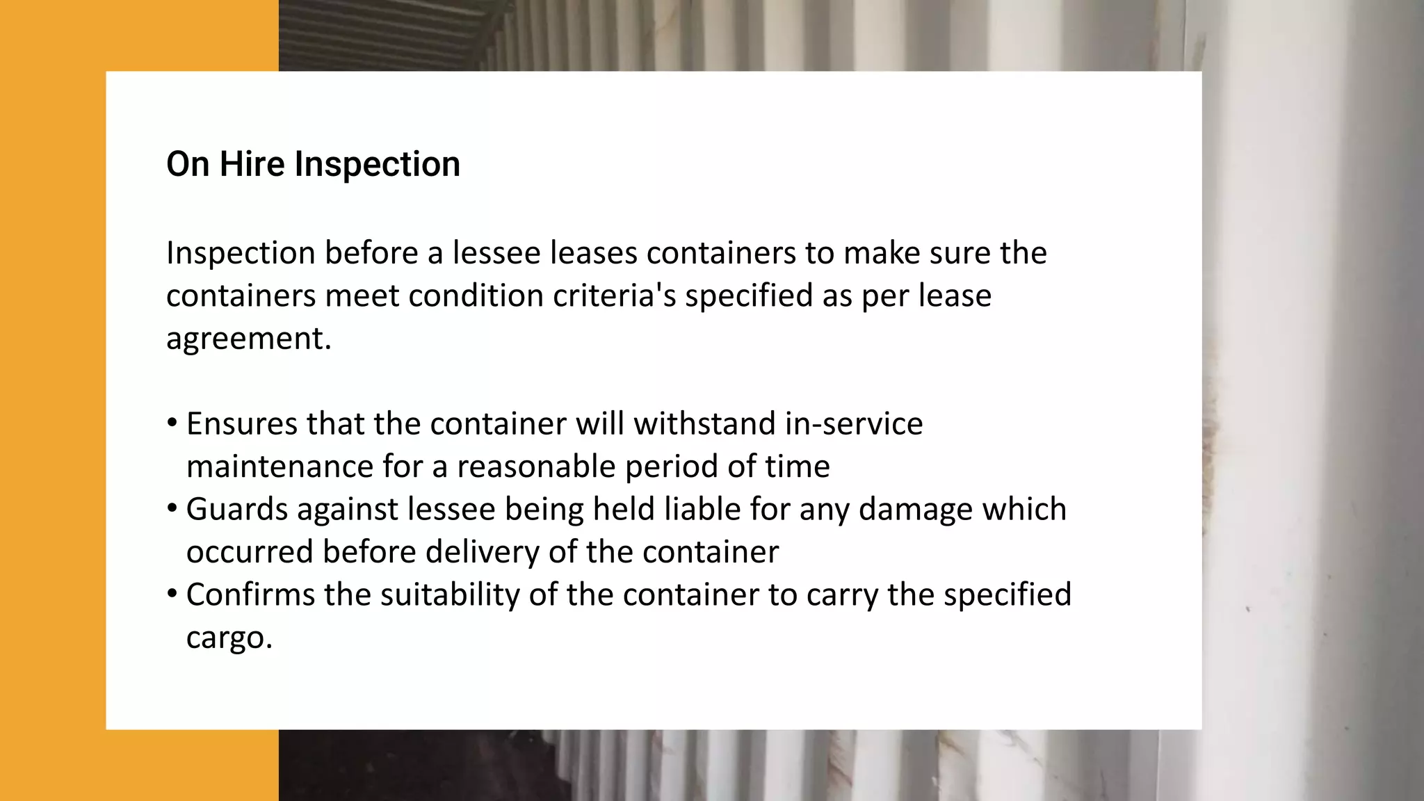 Container Inspections | PDF