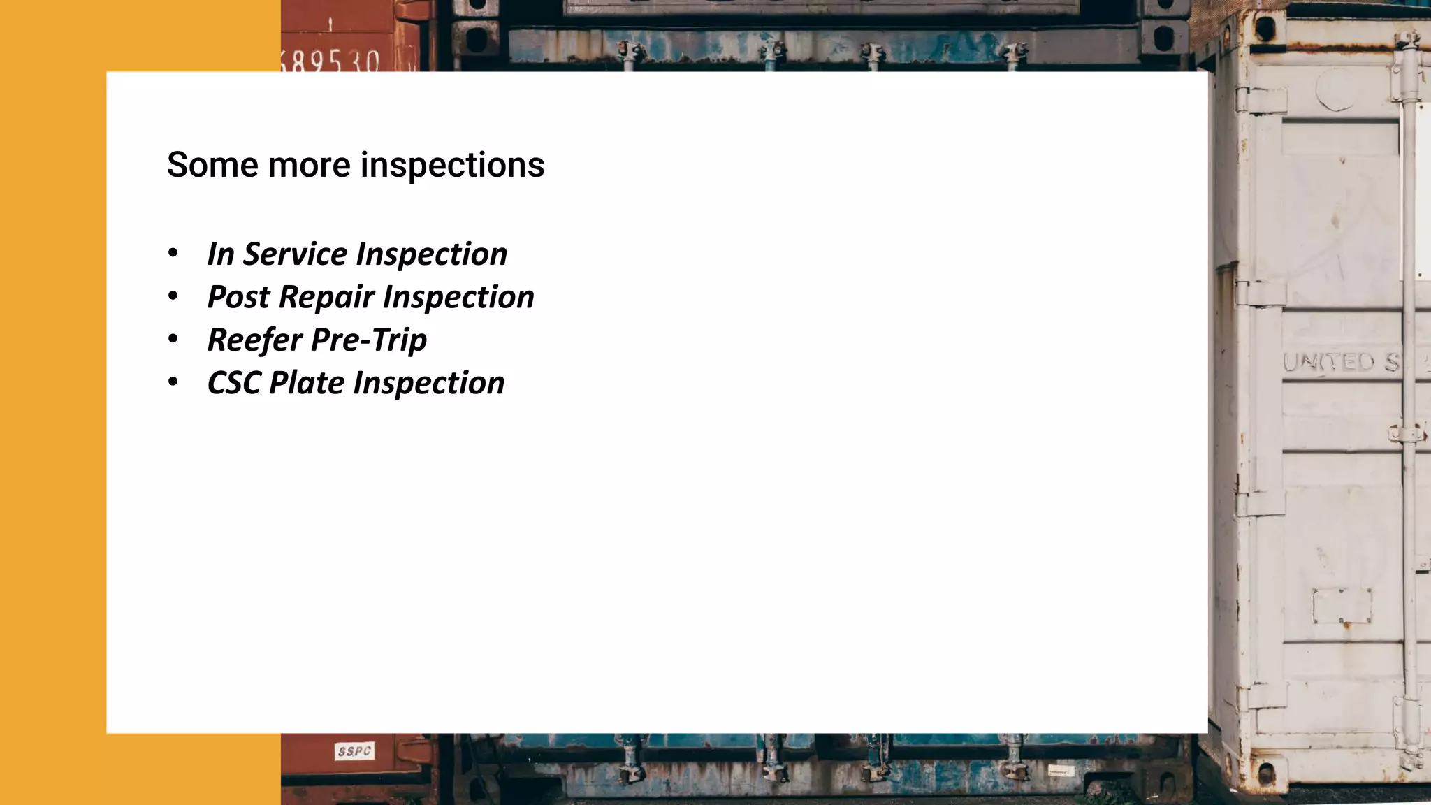 Container Inspections | PDF