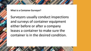 Container Inspections | PDF