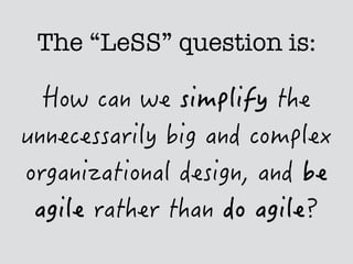 Scaling Agile with LeSS (Large Scale Scrum) | PPT