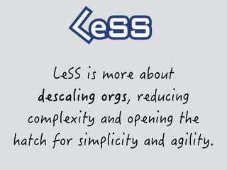 Scaling Agile with LeSS (Large Scale Scrum) | PPT